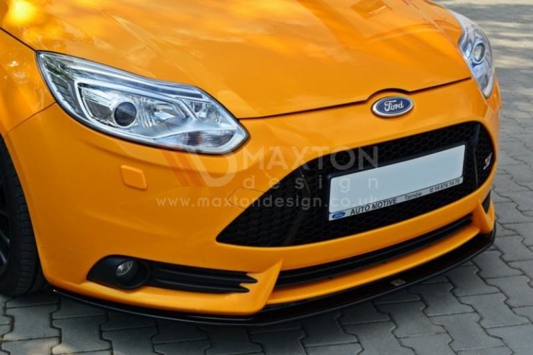 Ford Focus ST250 Maxton Design Front Splitter v2 - Karter Performance